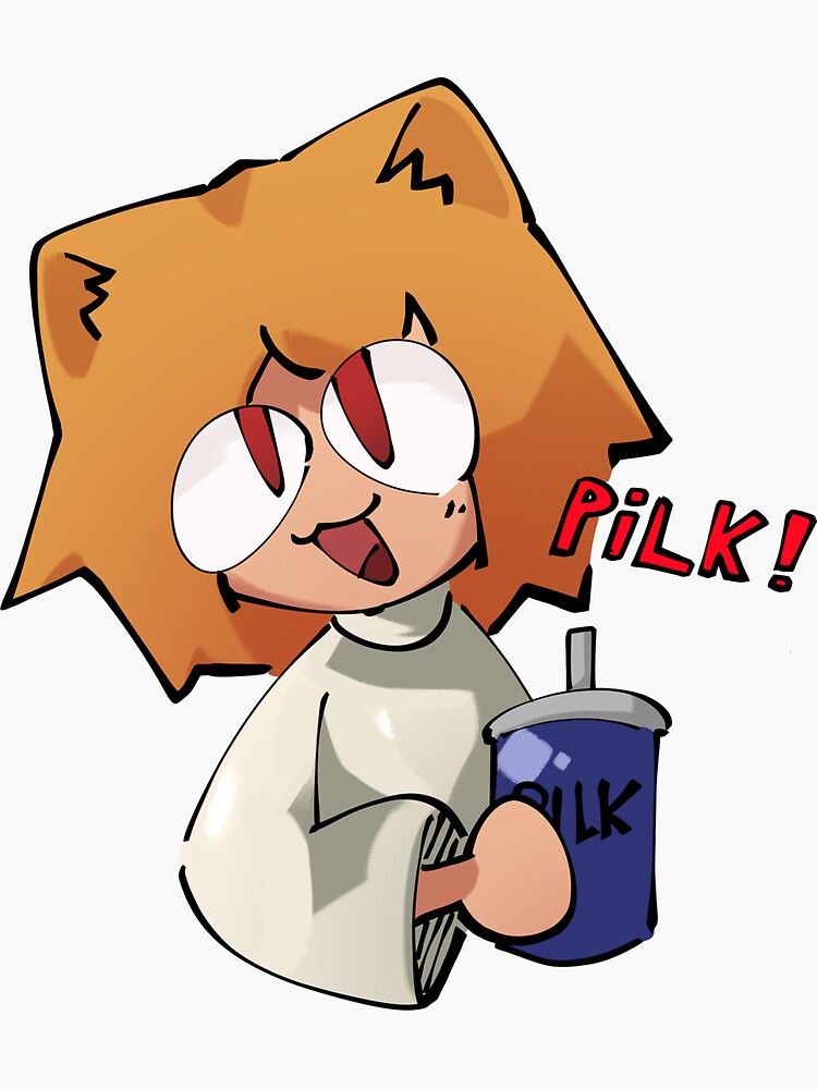 "Neco Arc Pilk!" Sticker for Sale by DarnEmCats | Redbubble