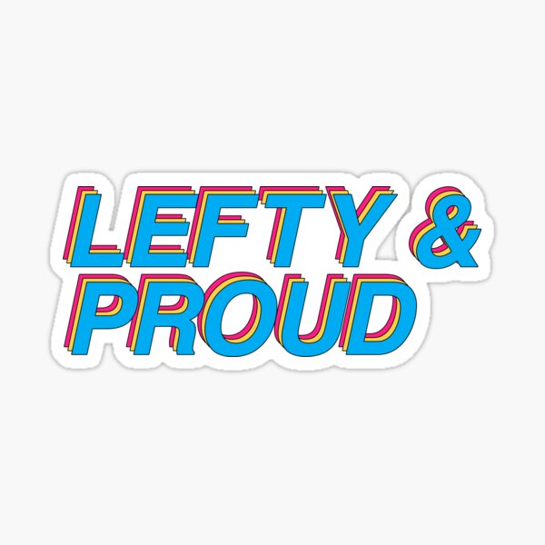 "lefty & proud pansexual" Sticker for Sale by leftyland | Redbubble