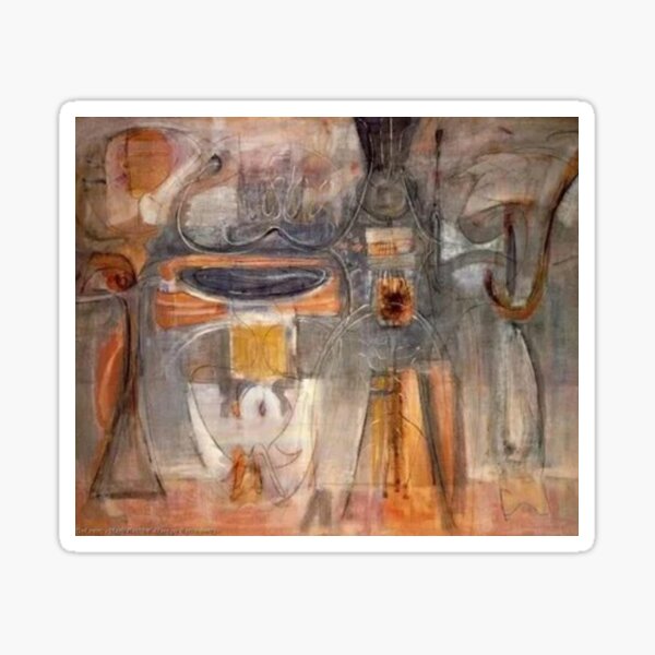 "Rites of Lilith by the famous artist mark rothko " Sticker for Sale by ...