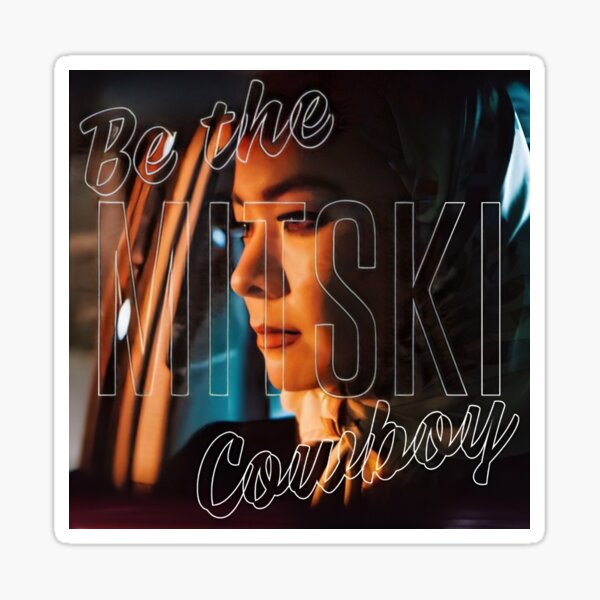 "Mitski Be The Cowboy Album poster" Sticker for Sale by dianapadila ...