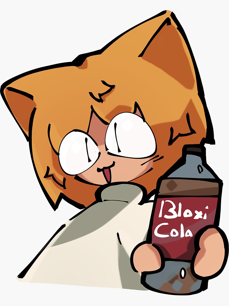 "Bloxi Cola Neco Arc" Sticker for Sale by DarnEmCats | Redbubble