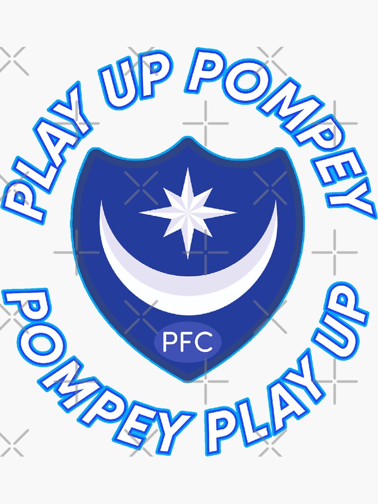 "Play up Pompey 2022/23" Sticker for Sale by AntiquePatriot | Redbubble