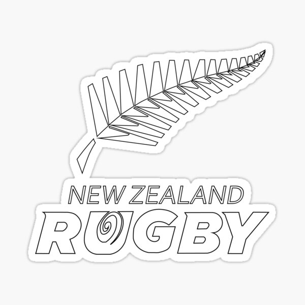 "ALL BLACKS-NEWZEALAND RUGBY-LOGO" Sticker for Sale by Cotton4u | Redbubble