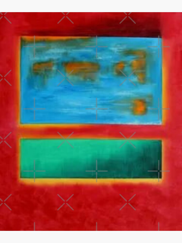 "Mark rothko abstract expressionist by the artist mark rothko " Sticker ...