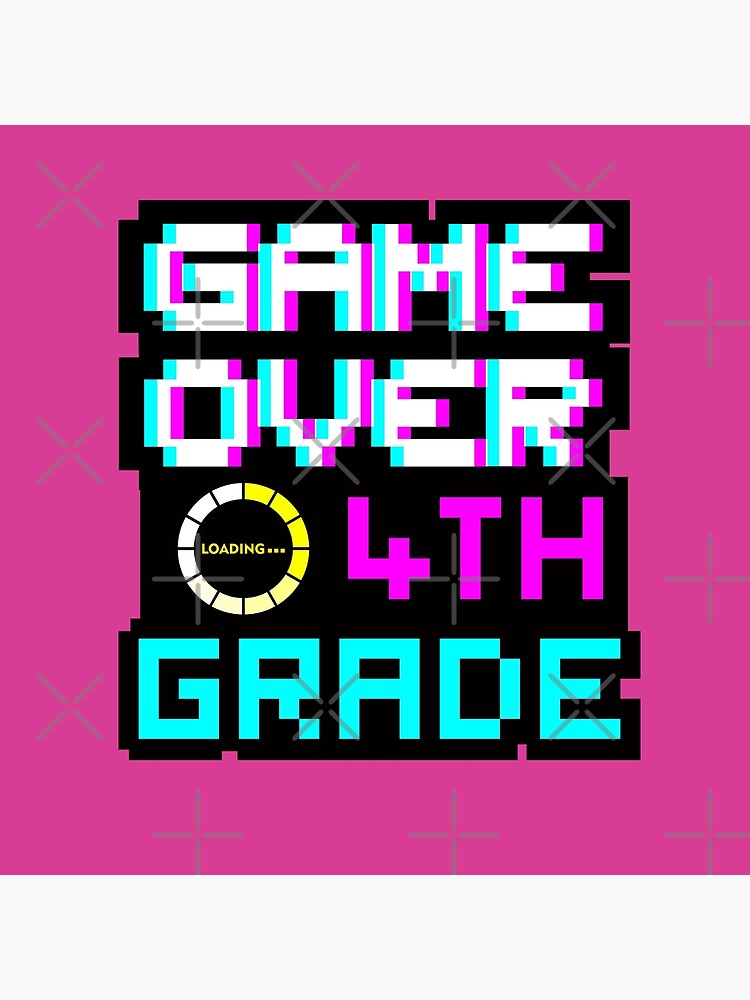 Póster «Regreso a la escuela - Fin del juego - 4to grado - Cuarto grado ...