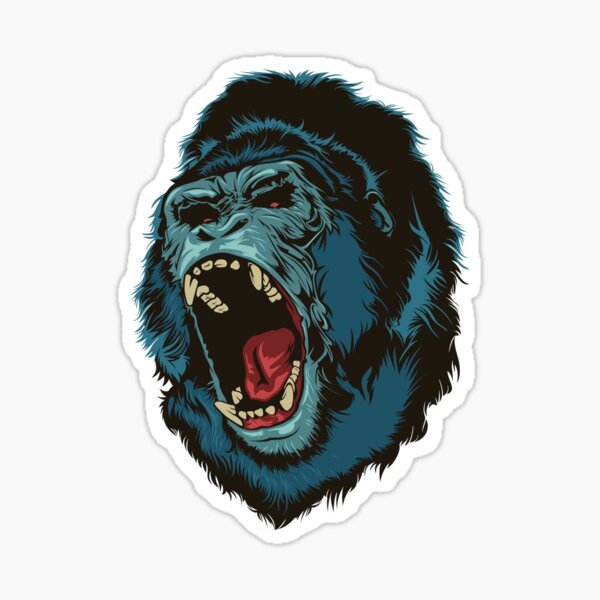 "Ape Nation" Sticker for Sale by Urimagery | Redbubble