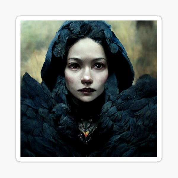 "Raven Queen" Sticker for Sale by couriersguide | Redbubble