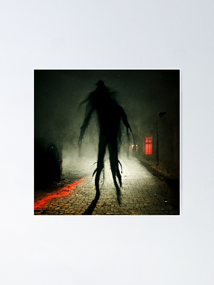 "Shadow figure" Poster for Sale by Herdemonicdream | Redbubble