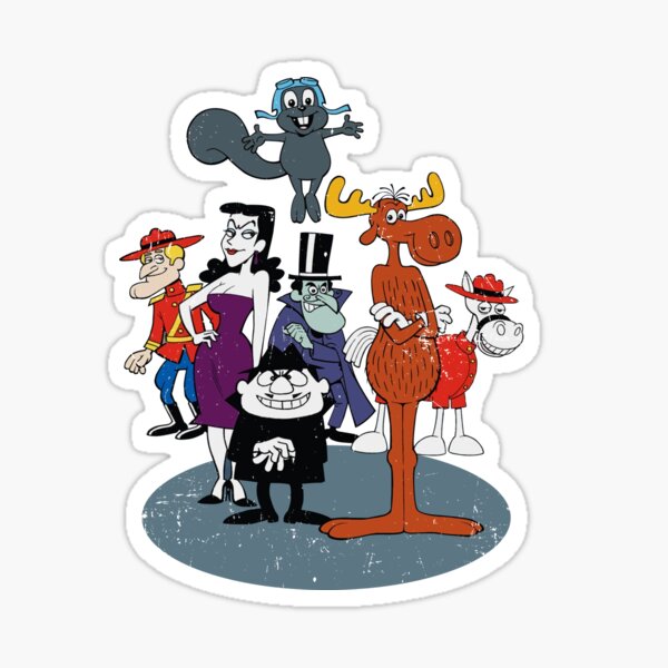 "bullwinkle" Sticker for Sale by chrisskle | Redbubble