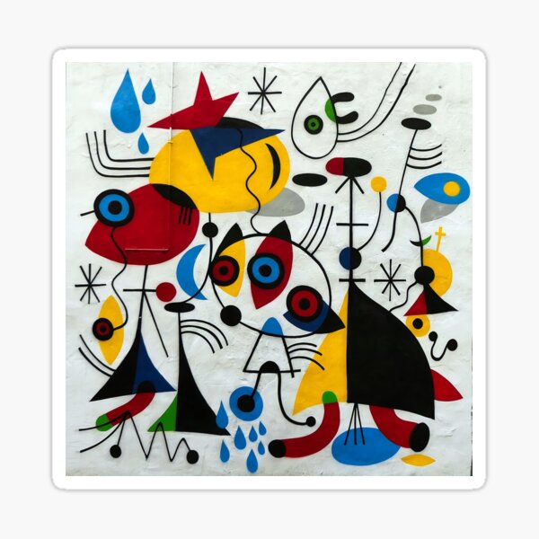 "Miro" Sticker for Sale by silerdavid4 | Redbubble