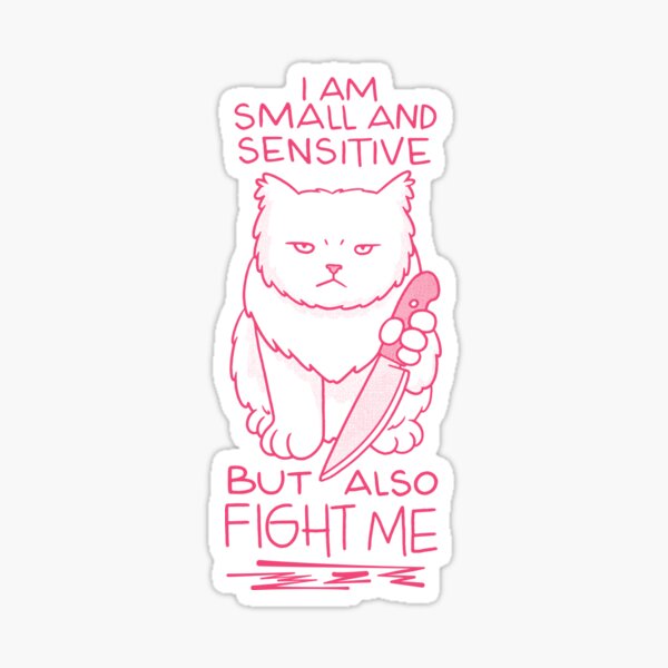 "Small but mighty " Sticker for Sale by Tonickay | Redbubble