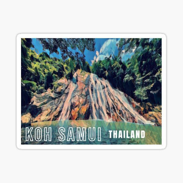 "Koh Samui Thailand" Sticker for Sale by emilyh100328 | Redbubble
