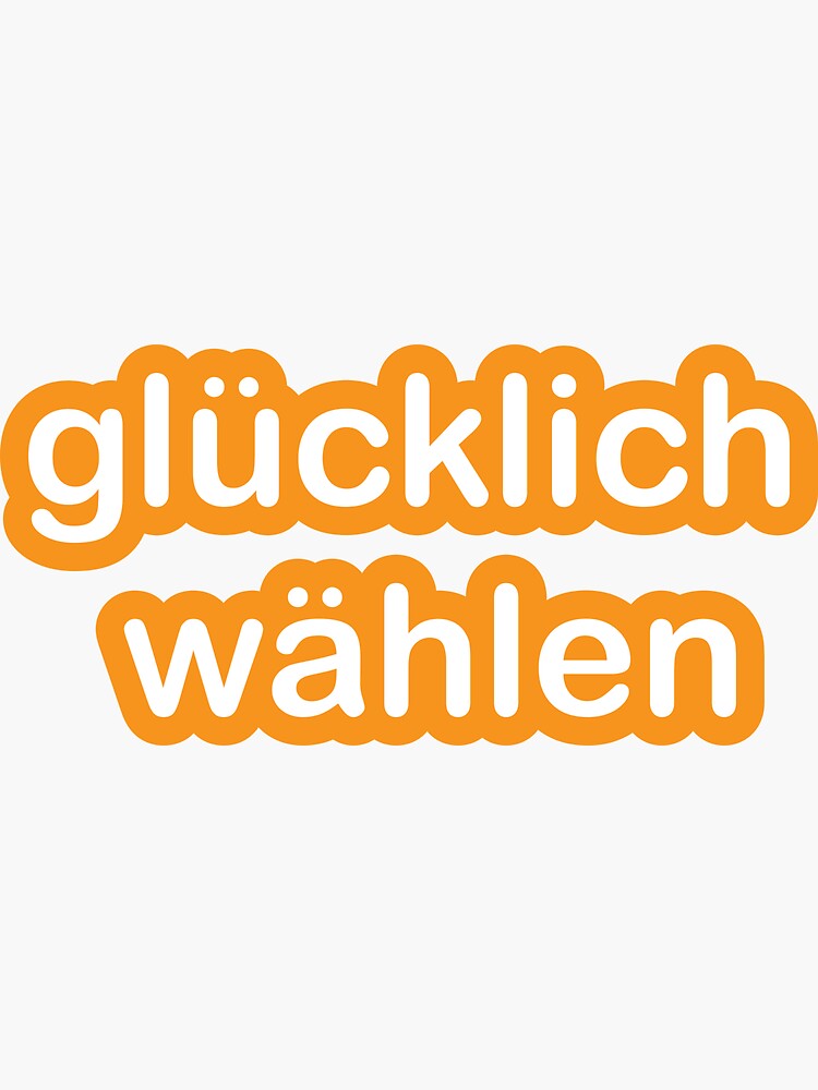 "german language happy positive quotes" Sticker for Sale by ...