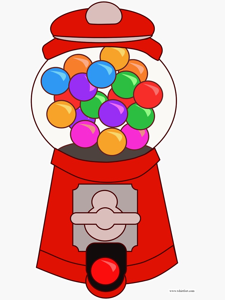 Cartoon Gumball Machine