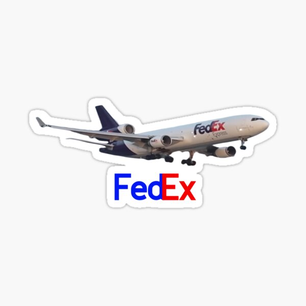 "FedEX Mcdonnell Douglas MD-11 Airplane" Sticker for Sale by ...