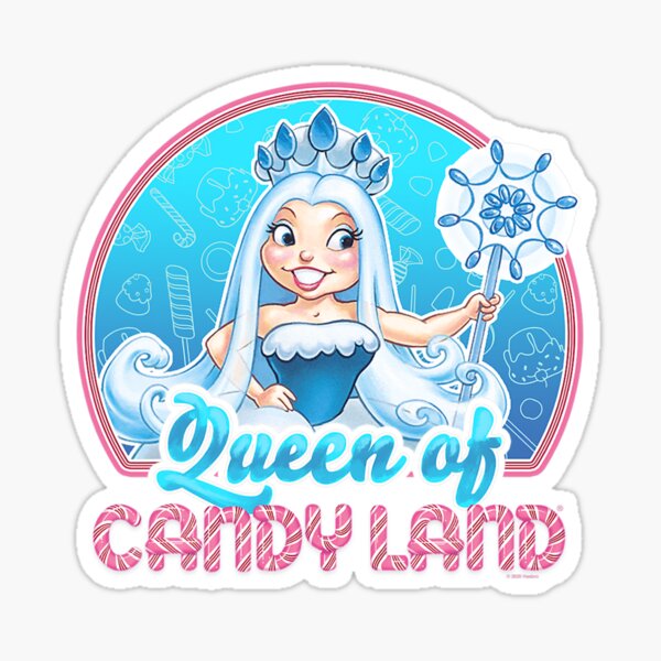 "Candy Land Queen Of Candy Land Portrait" Sticker for Sale by ...