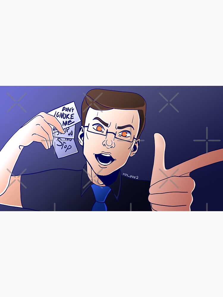 "Insane Orange-Eyed Logan (Sanders Sides)" Sticker for Sale by Ros-Poz2 ...