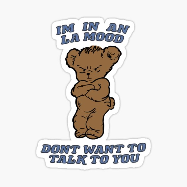 "LA Mood" Sticker for Sale by StanStickersss | Redbubble