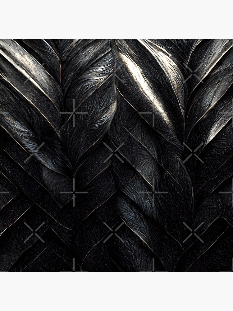 "Black Metal Pattern Smooth Gothic Metallic Texture" Sticker for Sale ...