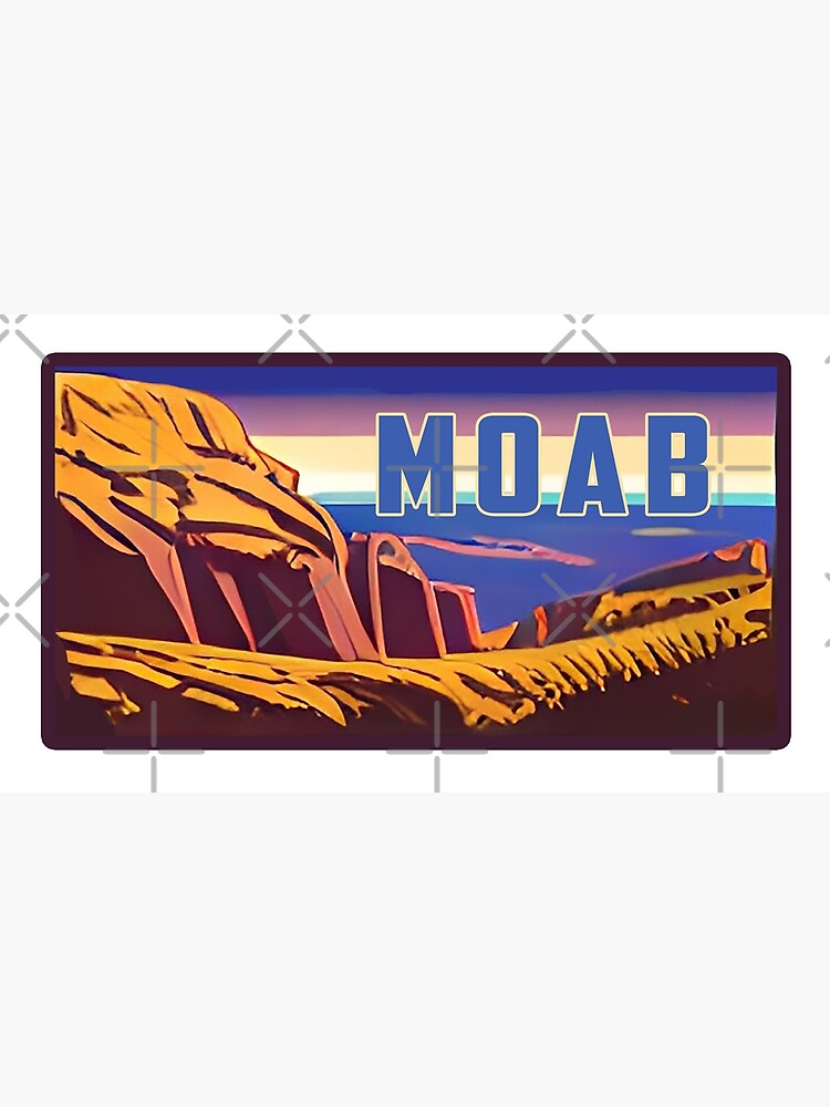 "Vintage Moab National Park Utah Outdoors Nature Moab" Poster for Sale ...