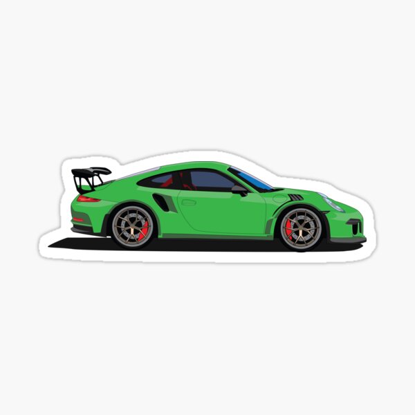 "Porche 911 GT3" Sticker for Sale by Zedock | Redbubble
