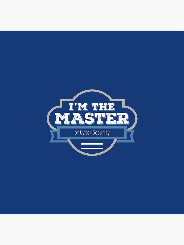 "Cyber Security Masters Degree Graduation Gift " Pin for Sale by ...