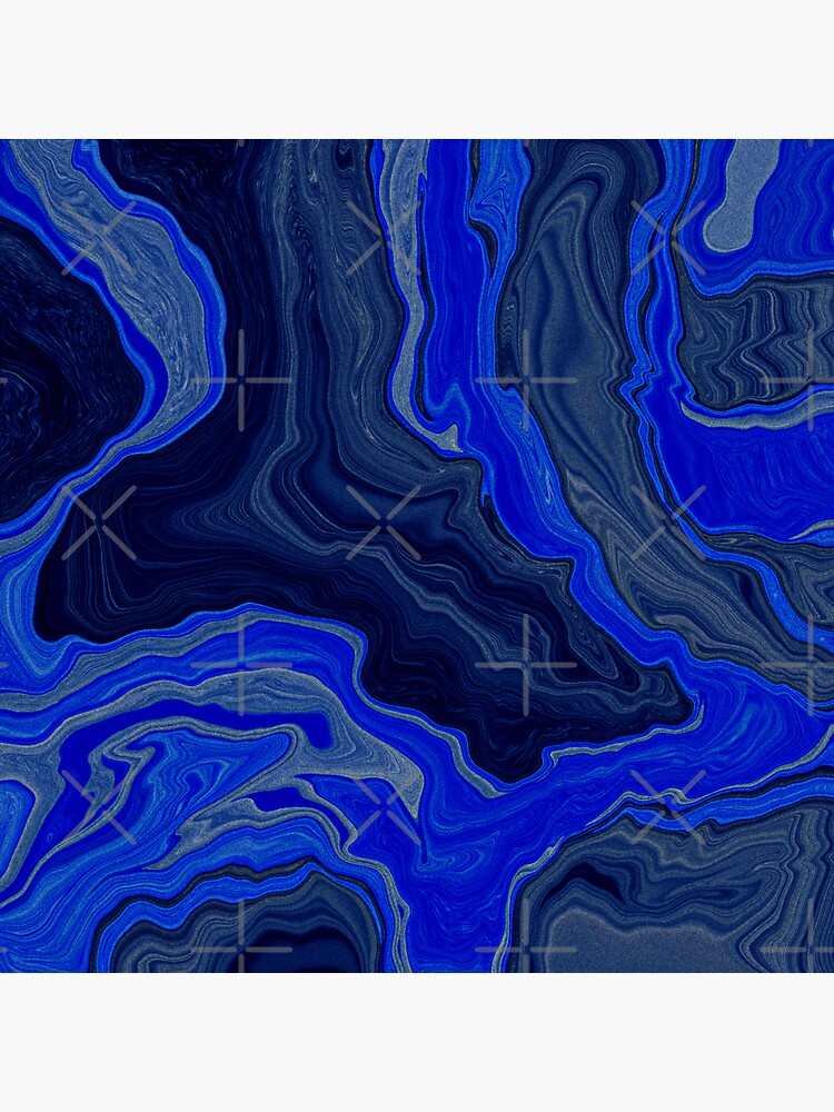 "Dark Shades Of Blue | Stoked Up Art" Sticker for Sale by StokedUpArt ...