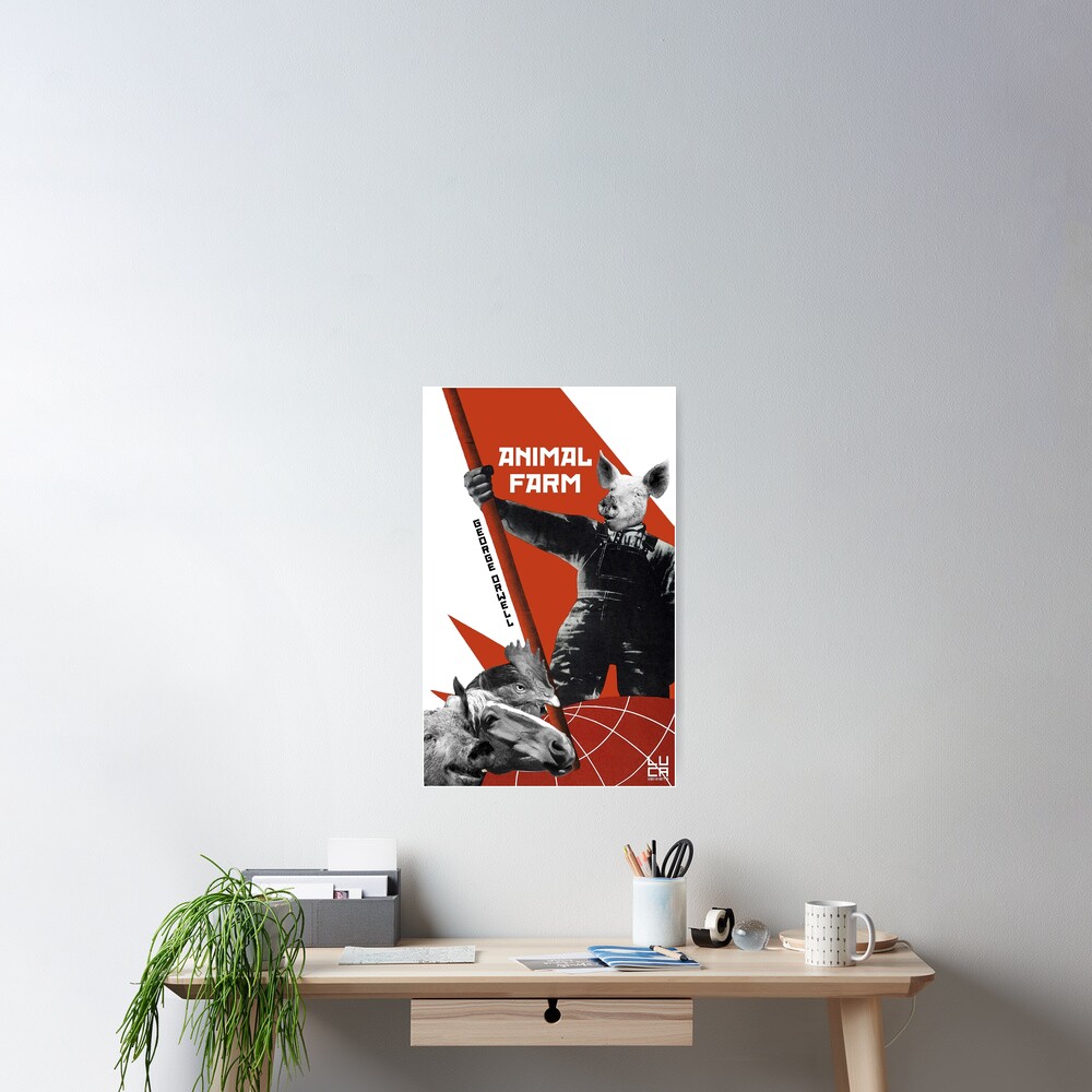 "Animal Farm" Poster for Sale by lucamendieta | Redbubble