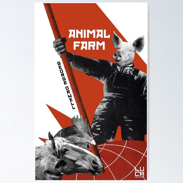 "Animal Farm" Poster for Sale by lucamendieta | Redbubble