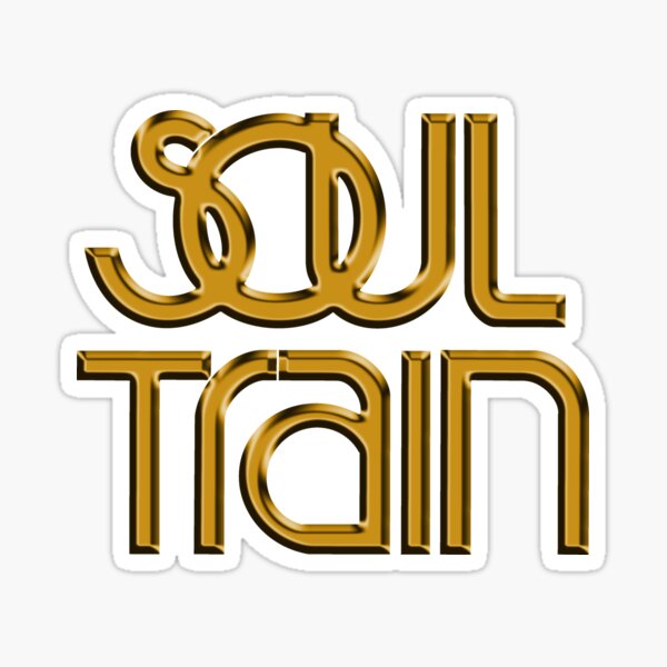 "Soul Train Gold " Sticker for Sale by Case633 | Redbubble