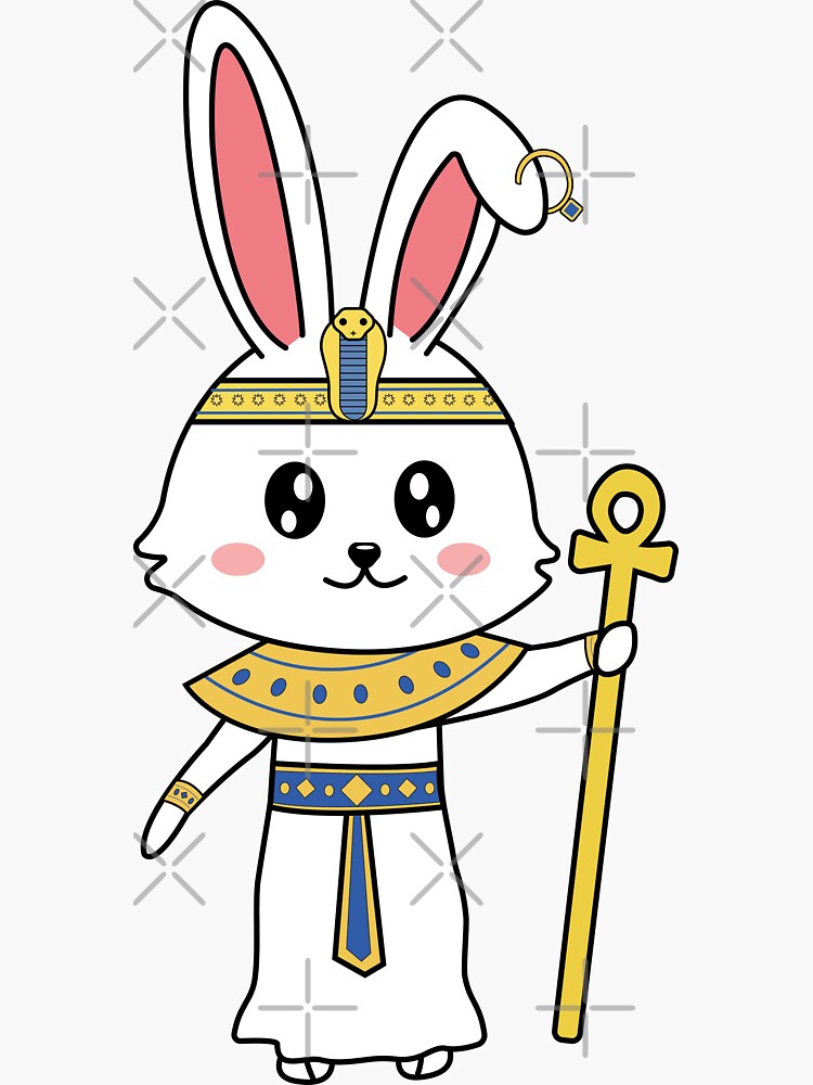 "Ancient Egyptian Rabbit | Ancient Egypt" Sticker for Sale by ...