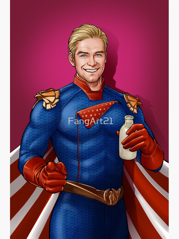 "Homelander" Sticker for Sale by FangArt21 | Redbubble