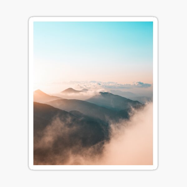 "Gara Mountains" Sticker for Sale by diyarshahbaz | Redbubble