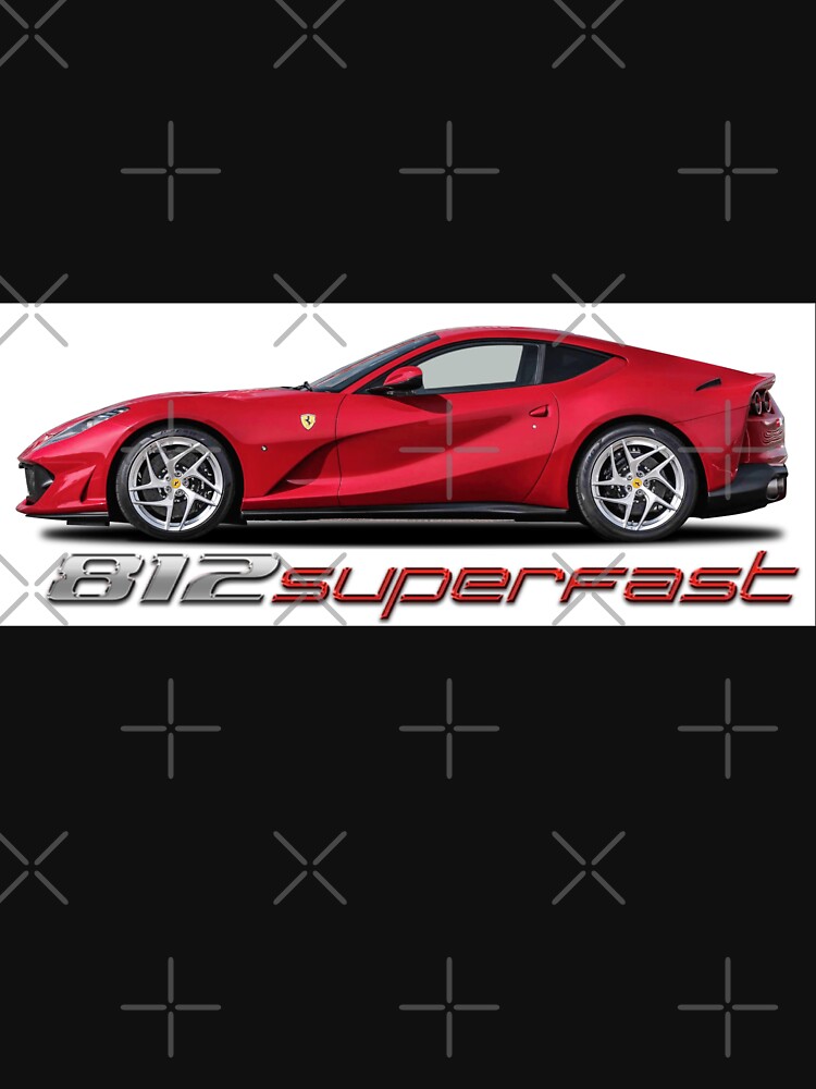 "FERRARI 812 SUPERFAST" T-shirt for Sale by nyx2k | Redbubble | ferrari ...