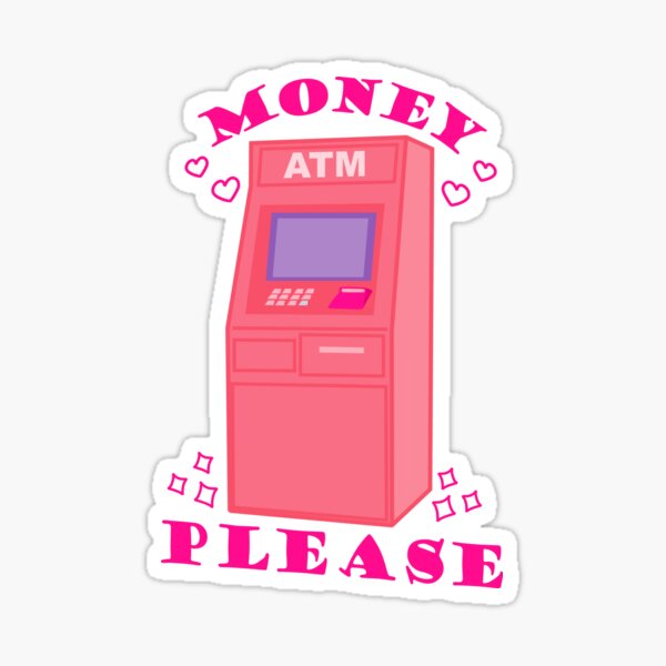 "ATM" Sticker for Sale by BrunaEsmanhotto | Redbubble