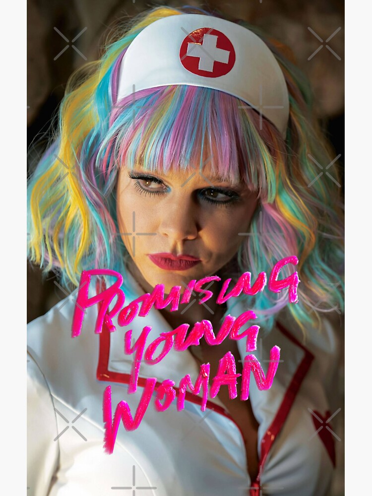 "Promising Young Woman Pink Lipstick Typography" Sticker for Sale by ...