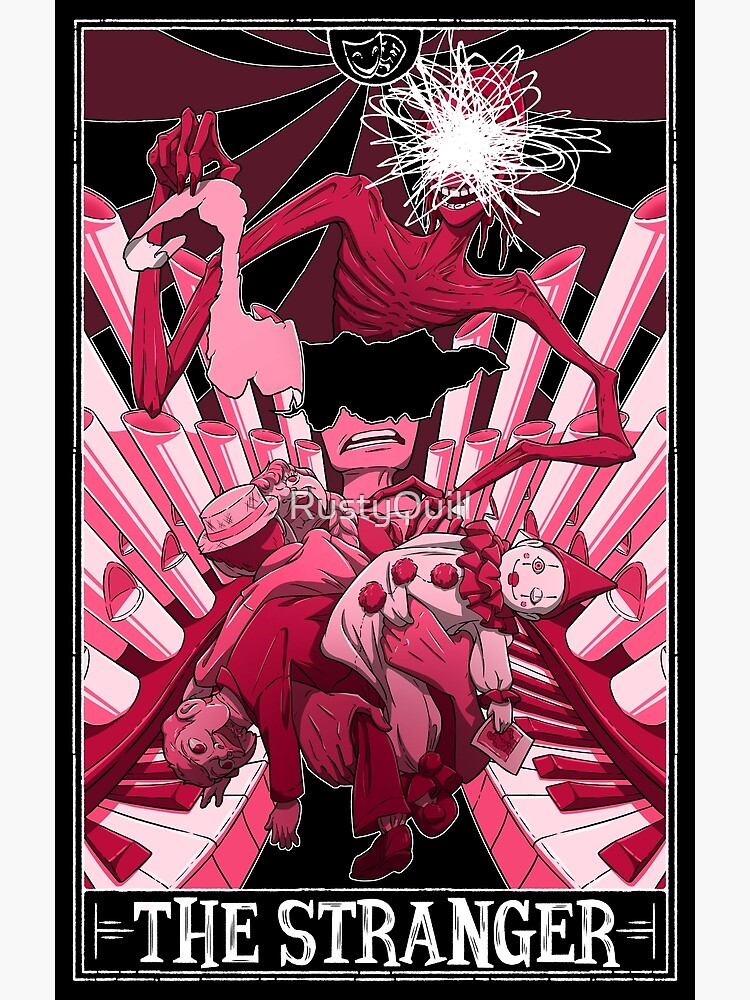 "The Stranger "Tarotesque" - (Dark)" Poster for Sale by RustyQuill ...