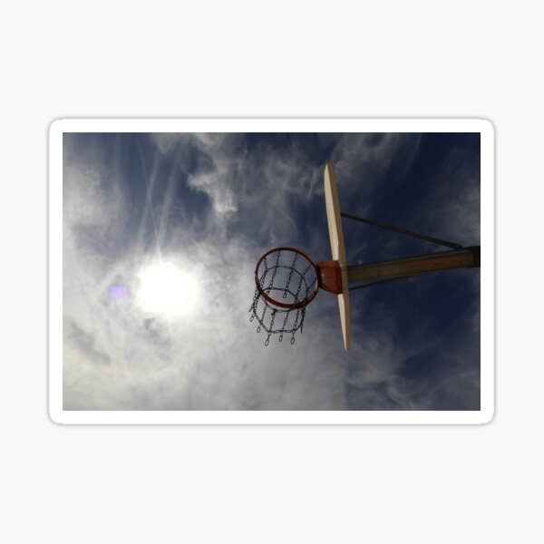 "Basketball hoop?" Sticker for Sale by Day-vid | Redbubble