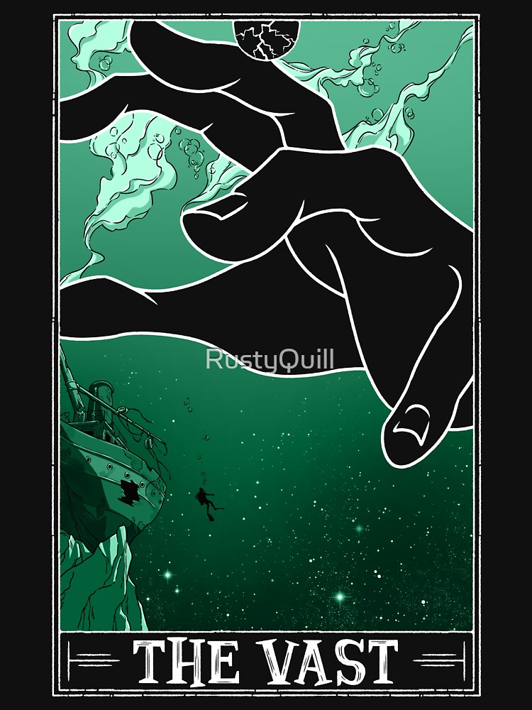 "The Vast "Tarotesque" - (Dark)" T-shirt for Sale by RustyQuill ...