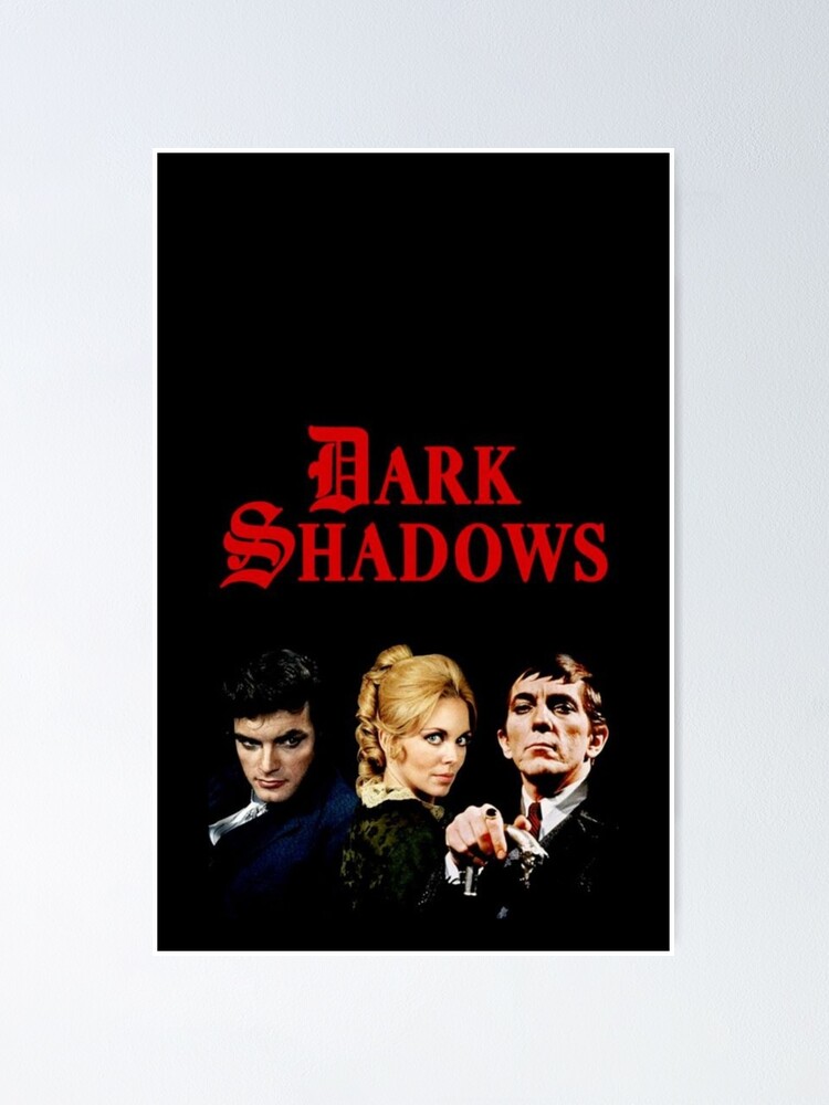 "Dark Shadows Classic Horror TV Show Barnabus Collins" Poster for Sale ...