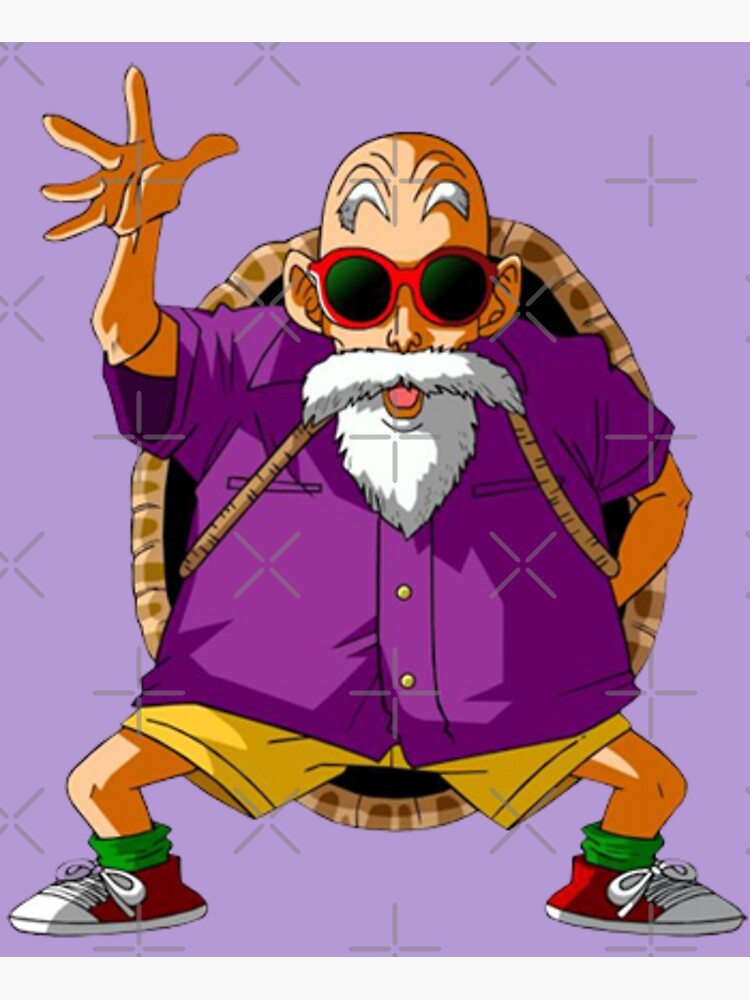 "Master Roshi Kame Senin Tartaruga Genial Dragon Ball Z" Poster for ...