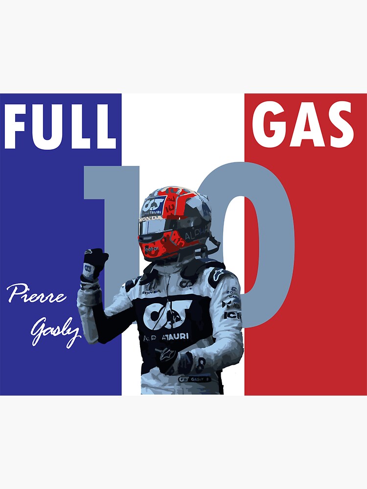 "Pierre Gasly - French Flag" Sticker for Sale by cjd1017 | Redbubble