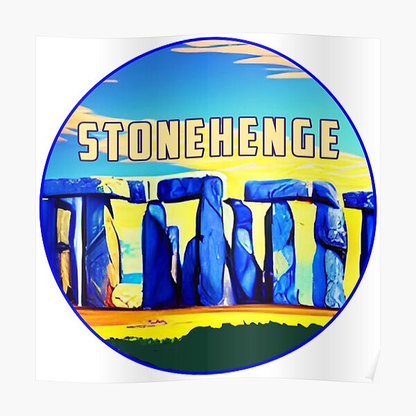 "Stonehenge" Poster for Sale by CattlettArt | Redbubble