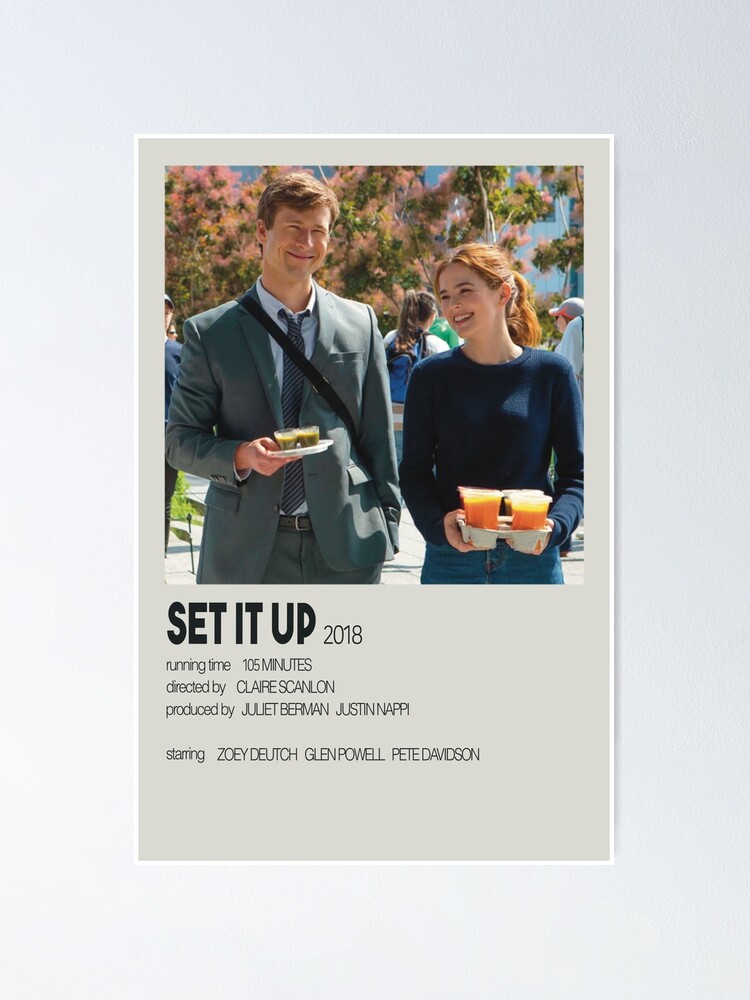 "Set It Up- Movie Poster" Poster for Sale by AndreaDesignsCA | Redbubble