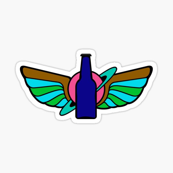 "Buzz Lightbeer Badge" Sticker for Sale by Aleksander37 | Redbubble