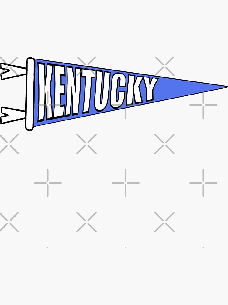 "University of Kentucky flag sticker" Sticker for Sale by missavaw ...