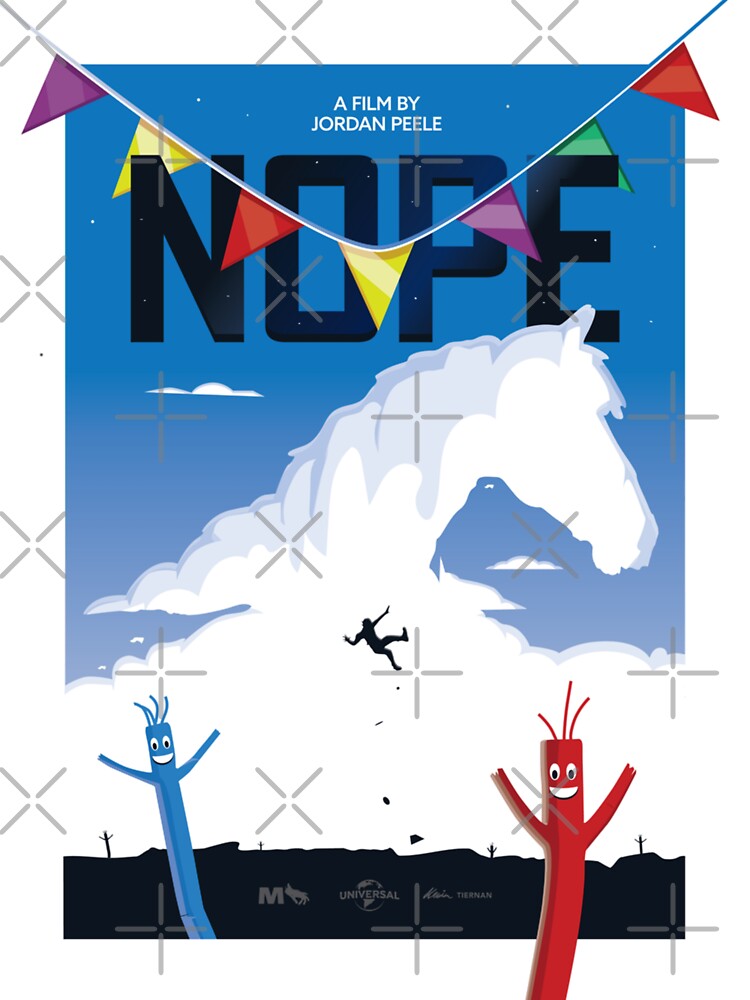 "Nope movie ." Sticker for Sale by Aeyssa | Redbubble