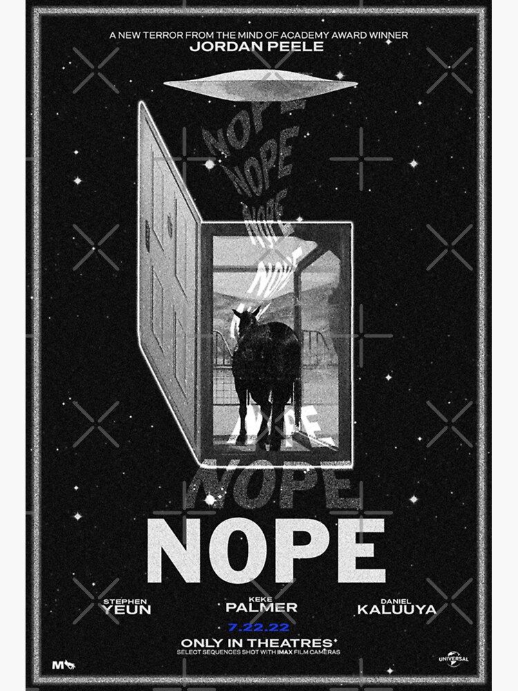 "Nope movie " Sticker for Sale by Aeyssa | Redbubble