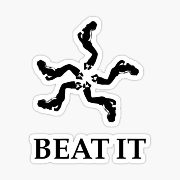 "amour beat it " Sticker for Sale by Ronalld | Redbubble