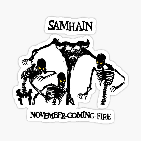 "Samhain Band 2" Sticker for Sale by Crazy-Otto | Redbubble